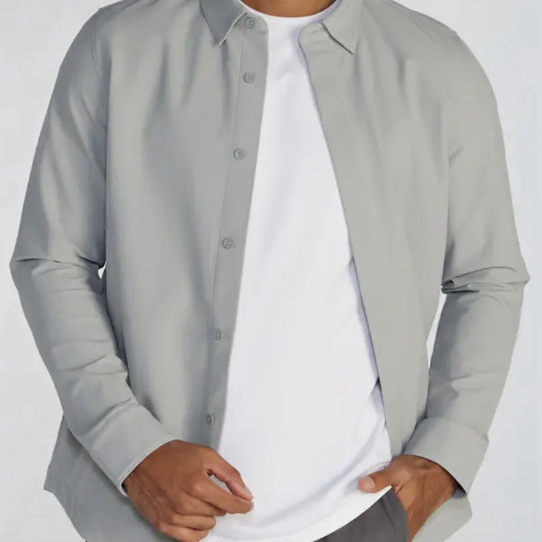 NWT Bylt Tech Nylon Shirt Jacket Men XL Shacket Performance Preppy ...