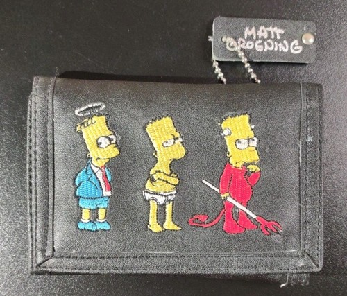 Vintage The Simpsons Bart Tri Fold Wallet | eBay