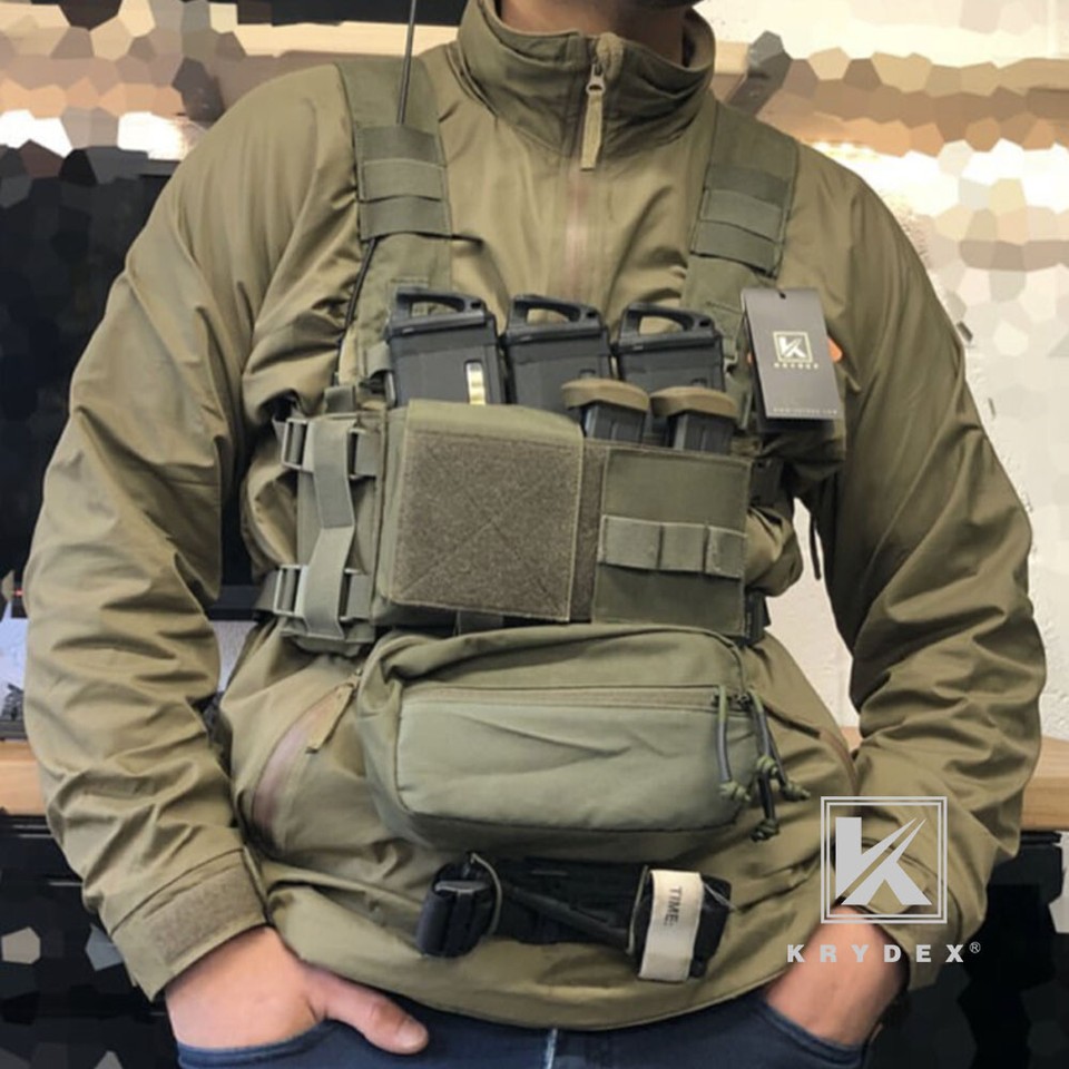 KRYDEX MK3 MK4 Micro Fight Chassis Chest Rig Modular Carrier Pouch ...