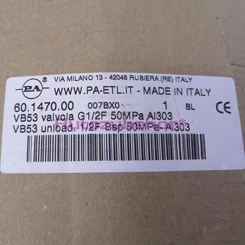 1Pc. New VB53 Unloader Valve 60.1470.00 AISI303 55MPa 80L/Min Washer ...