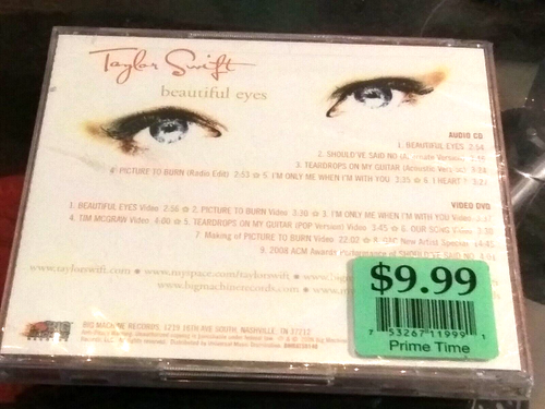 Beautiful Eyes [EP] by Taylor Swift (CD, Jul-2008, 2 Discs, Big Machine ...