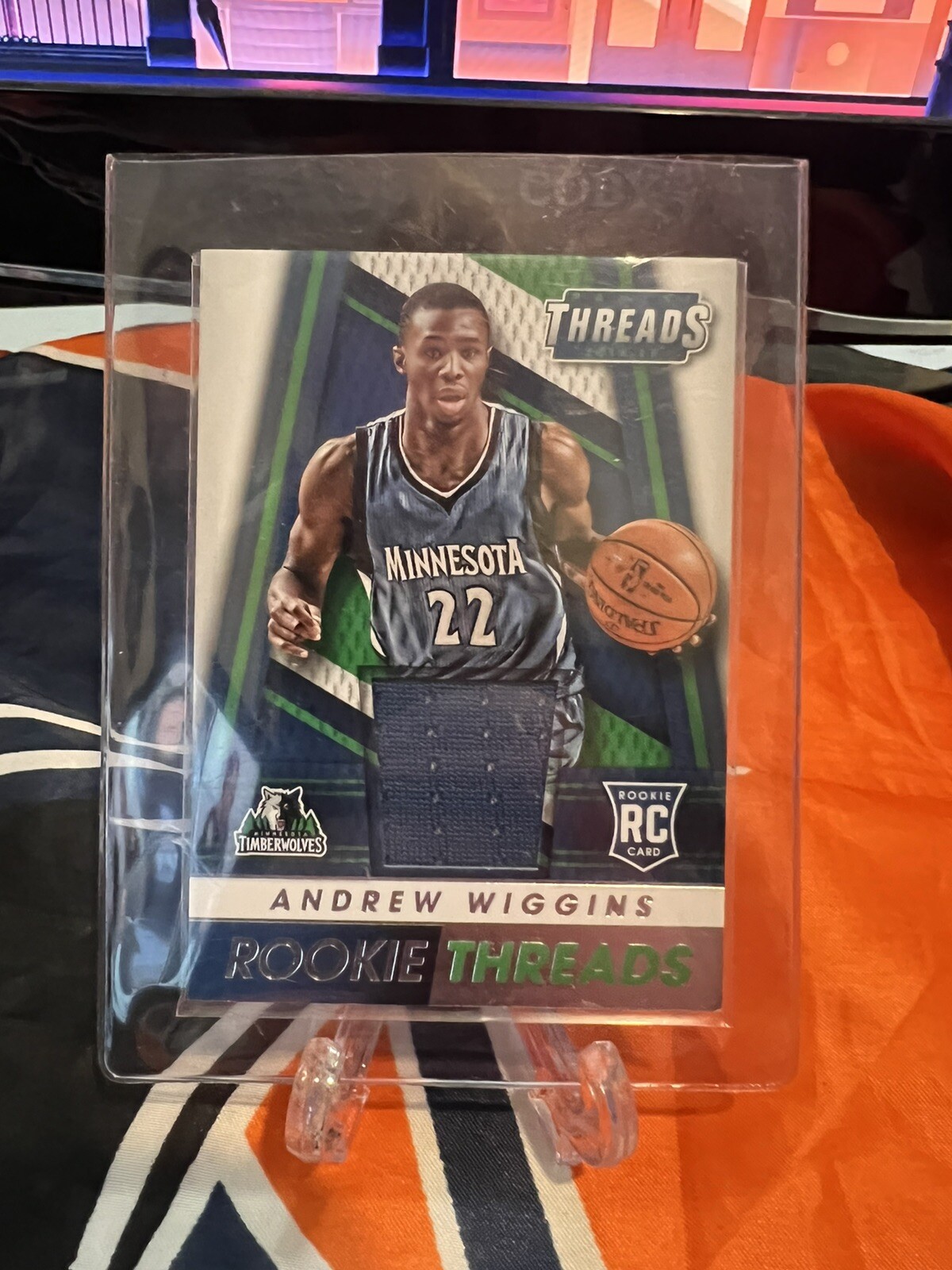 2014-15 Andrew Wiggins Threads Debut Threads Rookie Jersey | eBay