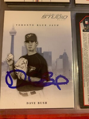 DAVE BUSH AUTOGRAPHED SIGNED 2005 DONRUSS STUDIO CARD COA | eBay