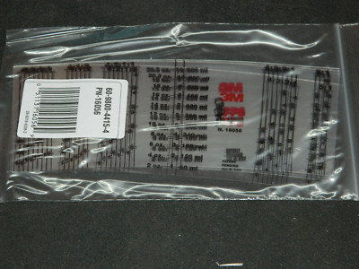NEW 3M 16056 PPG2 MYLAR FILM INSERTS FOR STANDARD PPS 10 MIX RATIO ...