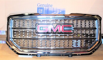 2016-2019 GMC Sierra DENALI 1500 Grille- NEW OEM 23496245 CHROME | eBay