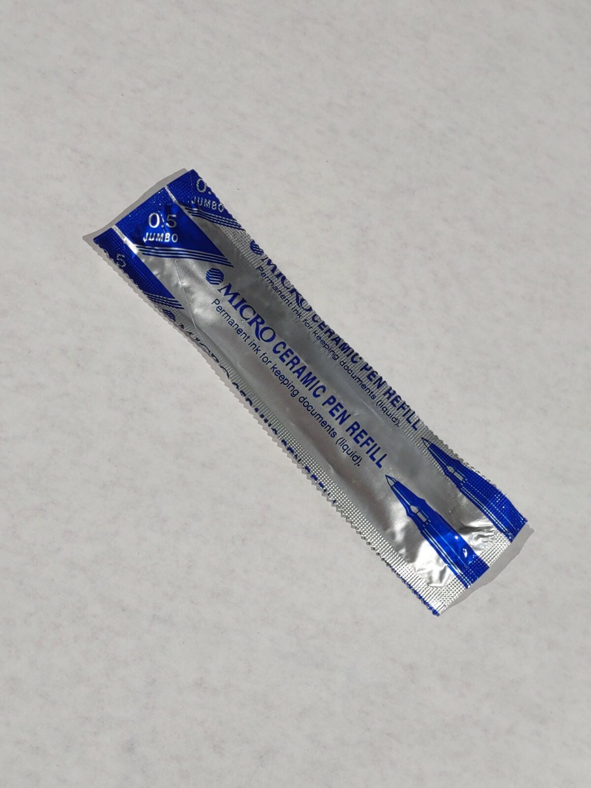 Micro Ceramic Roller Pen Refill 0.5mm Jumbo Blue Ink #92002 | eBay