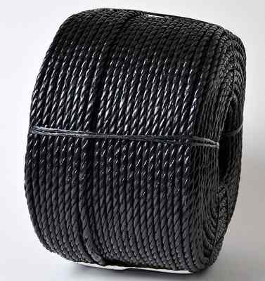 'EVERLASTO' BLACK POLYPROPYLENE POLYROPE POLY ROPE 6MM, 8MM, 10MM, 12MM ...