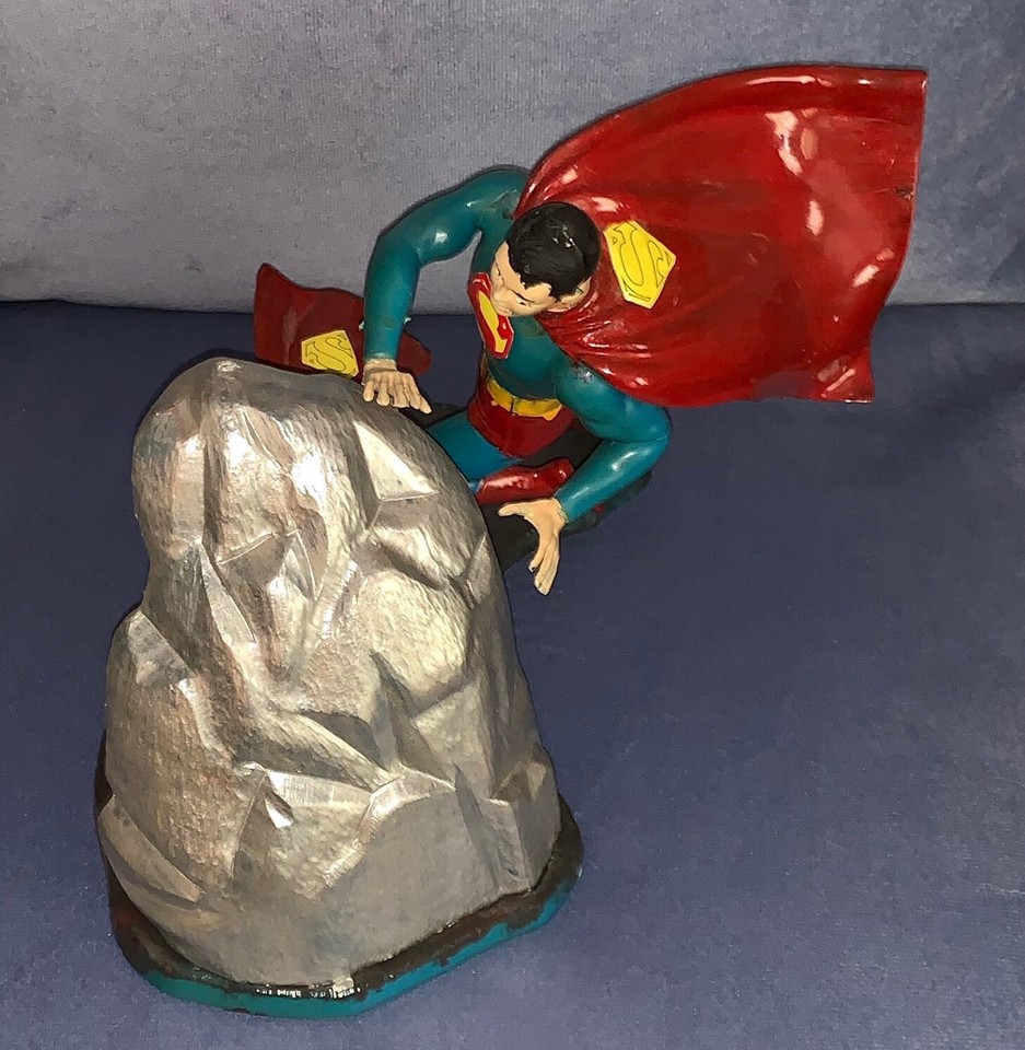 AURORA COMIC SCENES SUPERBOY AND KRYPTO MODEL KIT ASSEMBLED PAINTED ...