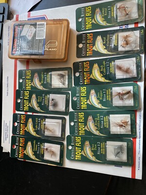 Crystal River Trout fly fishing Lures, with New Plano Fly 3580 Box | eBay
