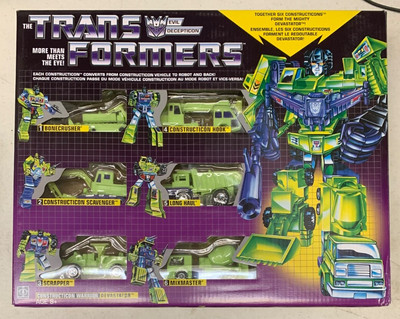 Transformers Reissue G1 Retro Constructicons Devastator Set 2017 Sealed ...
