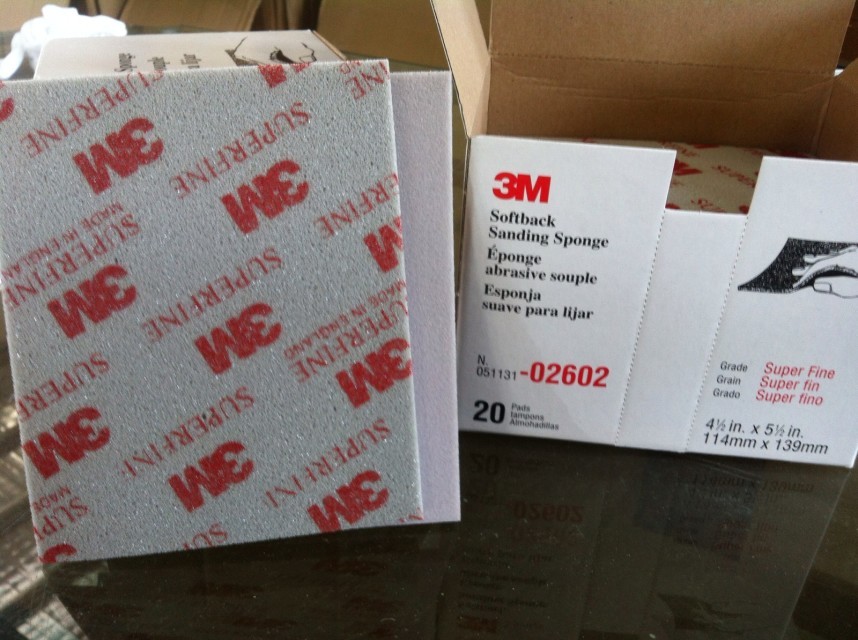 3M Super Fine Sandpaper 2602 Softback Sanding Sponge Paper Box | eBay