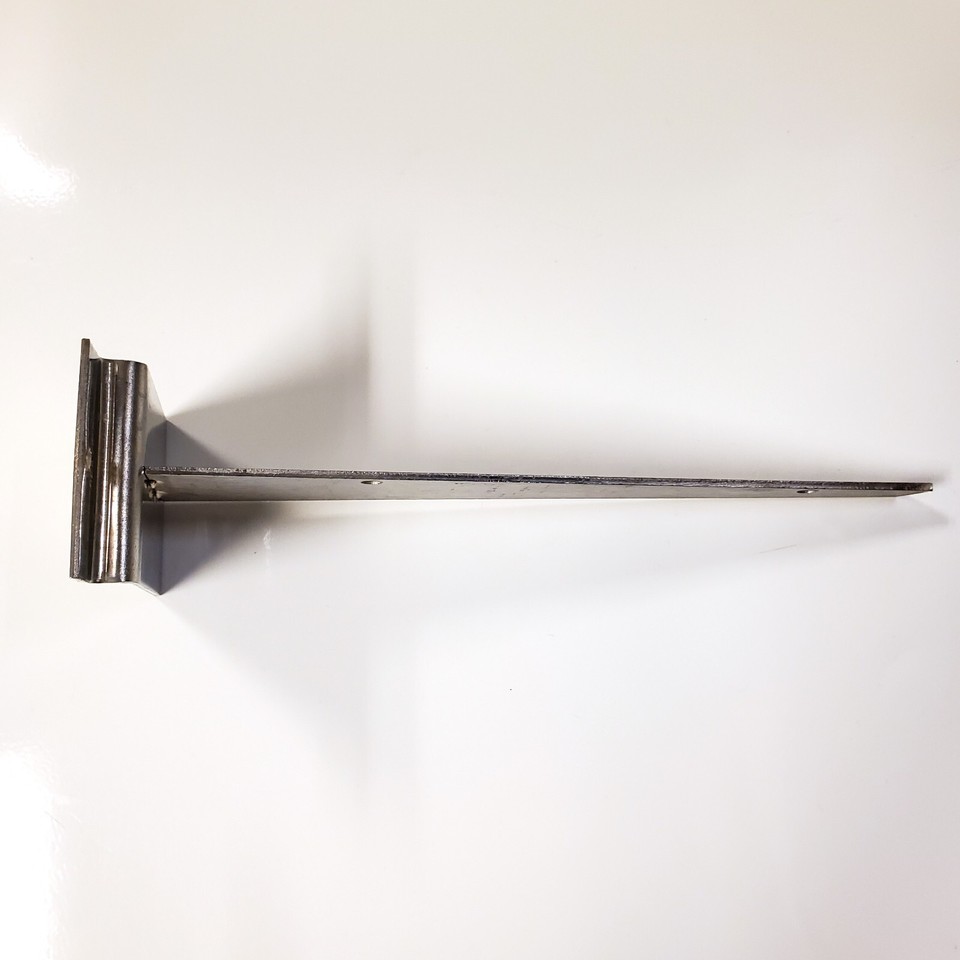 Reeve 108-8 Heavy Duty Slatwall Display Bracket Brushed Stainless 8" No ...