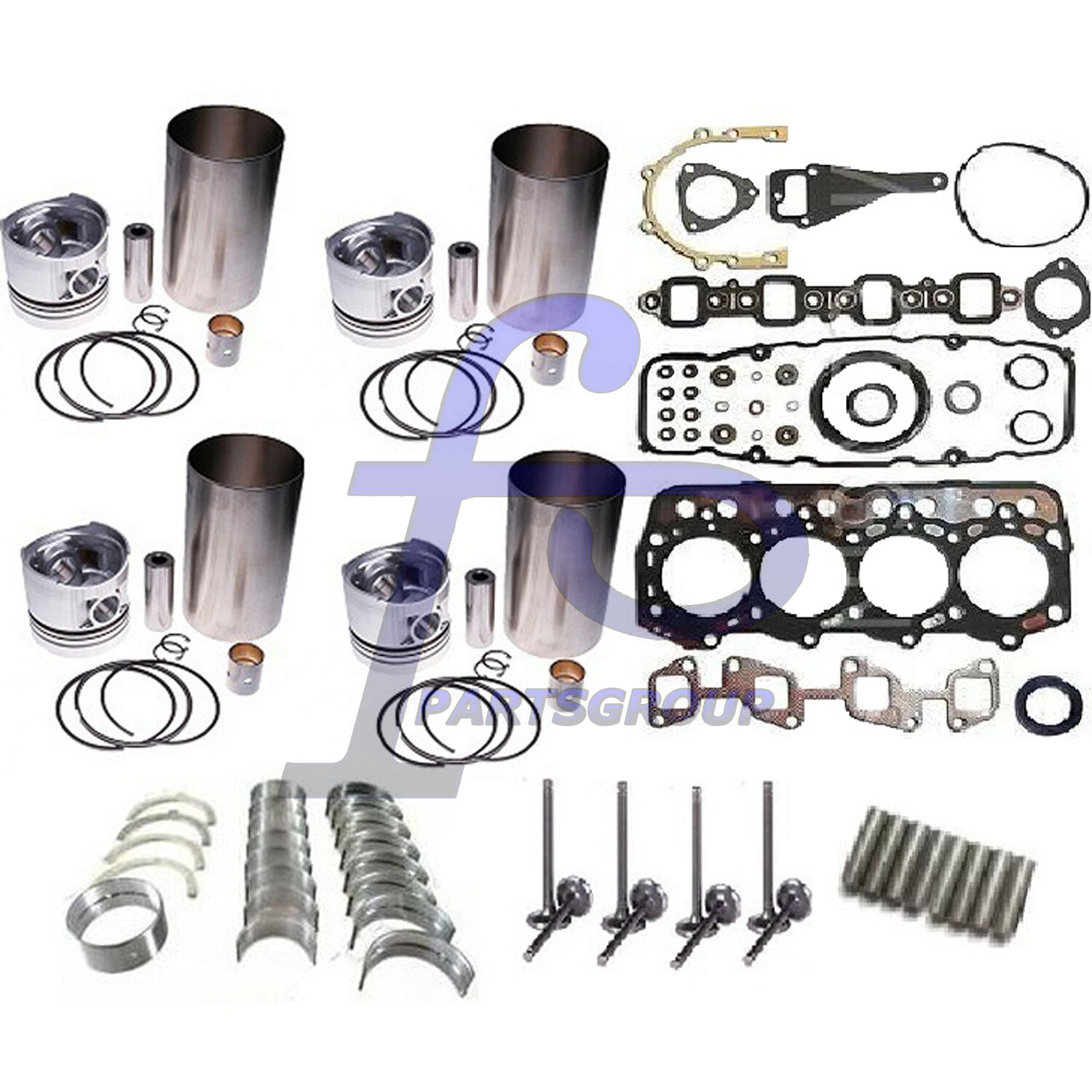 Engine Rebuild Kit for Toyota 1DZ-II 1DZ-2 7-8FD Forklift SDK Loader | eBay