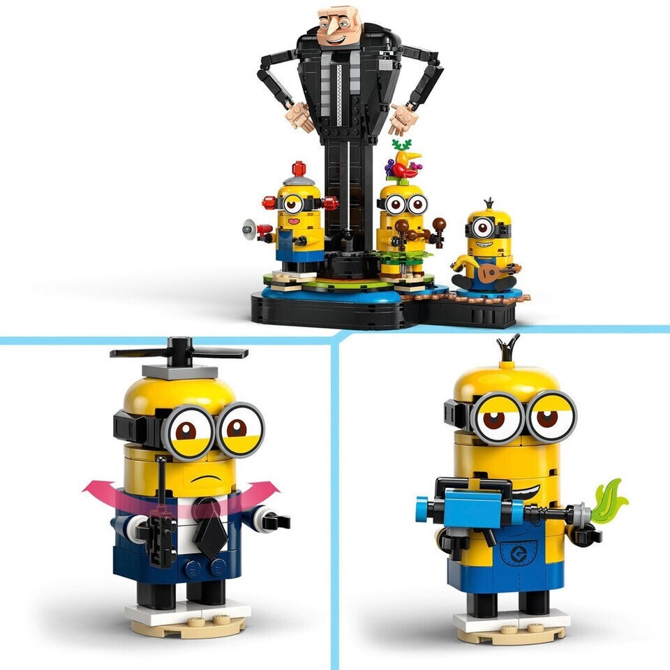 LEGO Despicable Me 75582 Brick-Built Gru and Minions Toy Set New Sealed ...