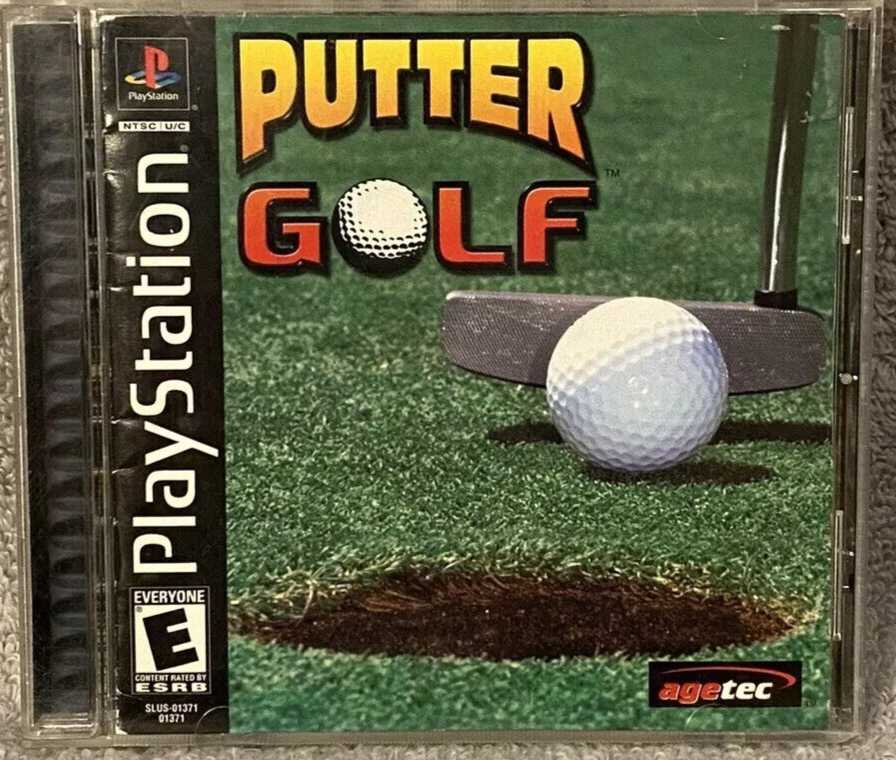 Putter Golf (PlayStation 1 PS1, 2001) Complete w/ Manual CIB Black ...