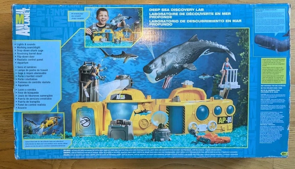 Animal Planet Deep Sea Discovery Lab 2015 Action Figure Set Chap Mei ...