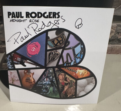 Paul Rodgers (Bad Company) Midnight Rose CD & Signed Art Card Insert ...