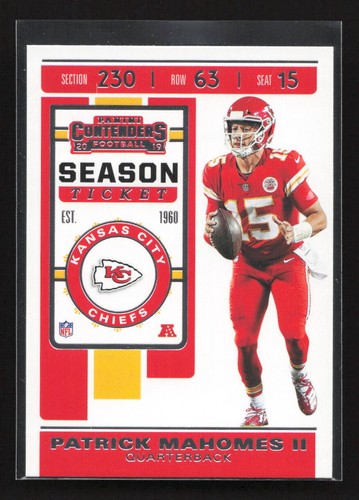 2019 Patrick Mahomes II 2019 Panini Contenders #39 | eBay
