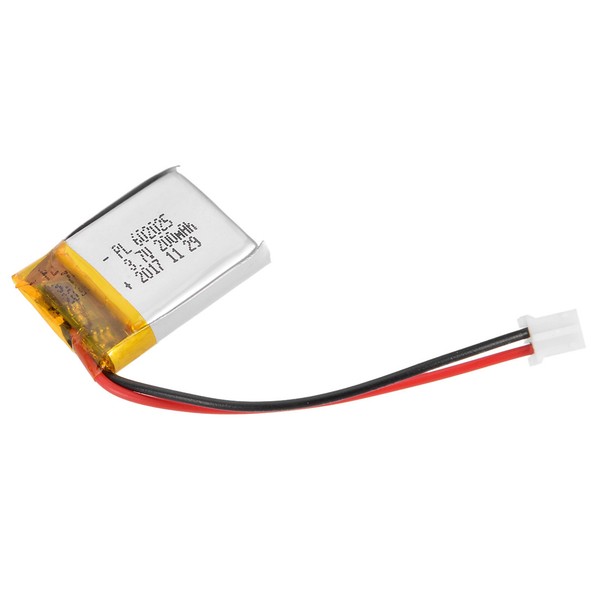 Power Supply DC 3.7v 200mah 602025 Rechargeable Lithium Polymer Li-po ...