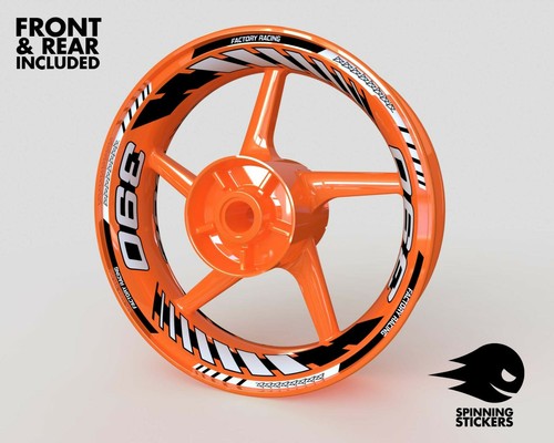 Wheel Stickers for KTM DUKE 390 and RC390 Rim Tape Decals Graphics 17 ...