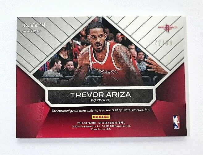 2017-18 Panini Spectra Trevor Ariza Vested Veterans Prizm /99 #VV-14 | eBay