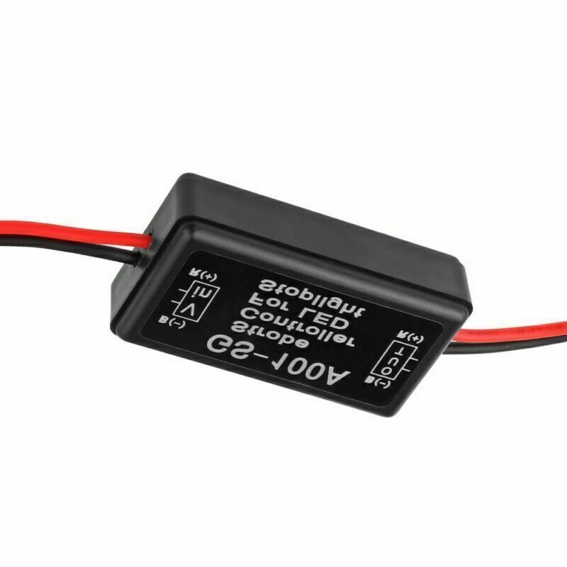 2× GS-100A Car Truck LED Brake Stop Light Flash Strobe Controller ...