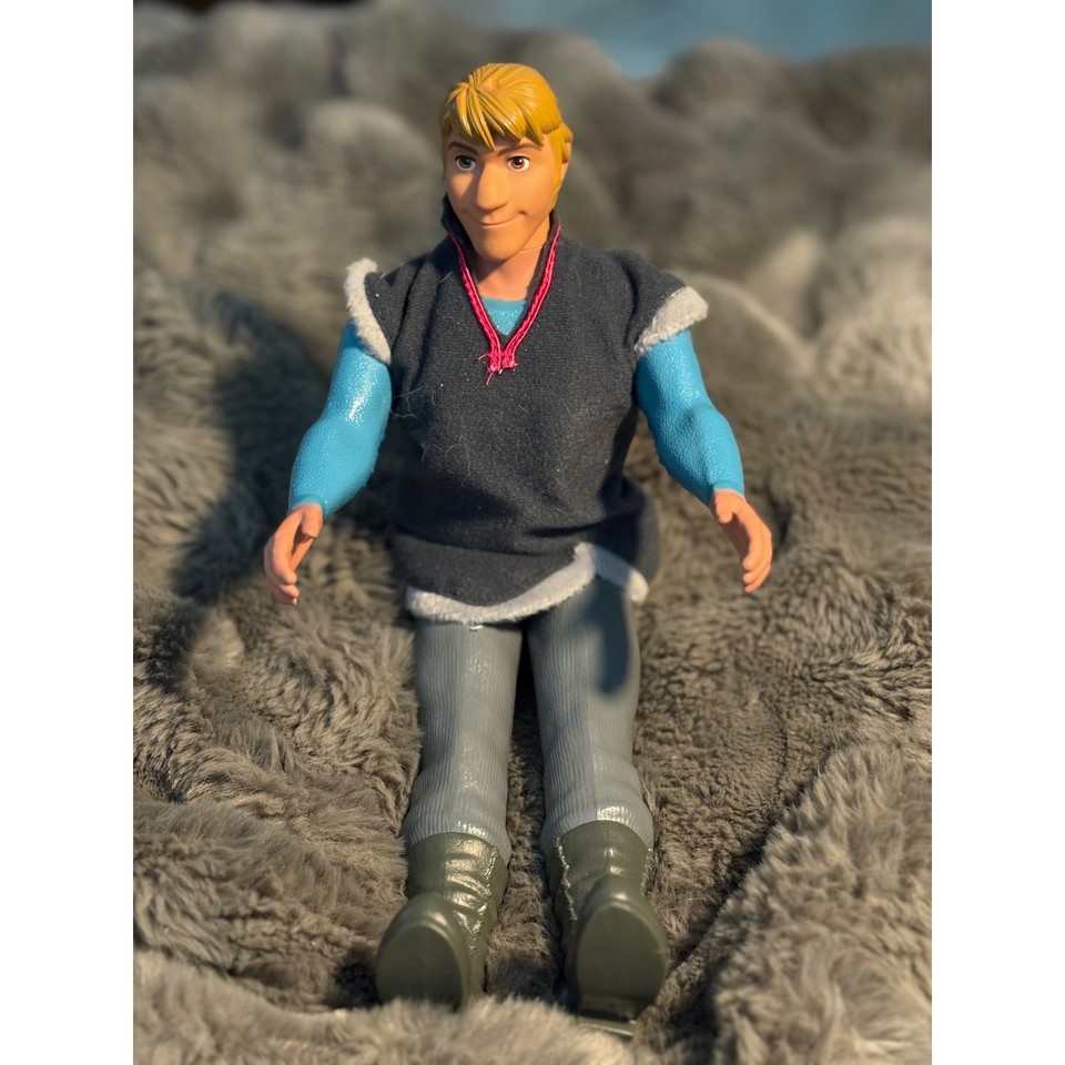 Disney Frozen Kristoff Action Figure Doll Adventure Outfit Toy plastic ...