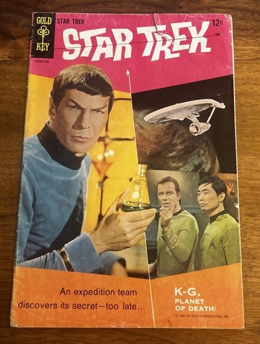 STAR TREK #1 Gold Key Comic 1967 1st Issue Nimoy, Shatner Photo Cover🔑 ...