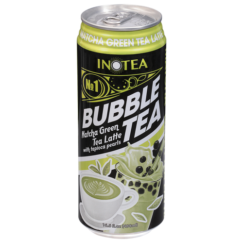 Inotea Bubble Tea Matcha Green Tea Latte, 16.6 oz Cans, Pack of 12 | eBay