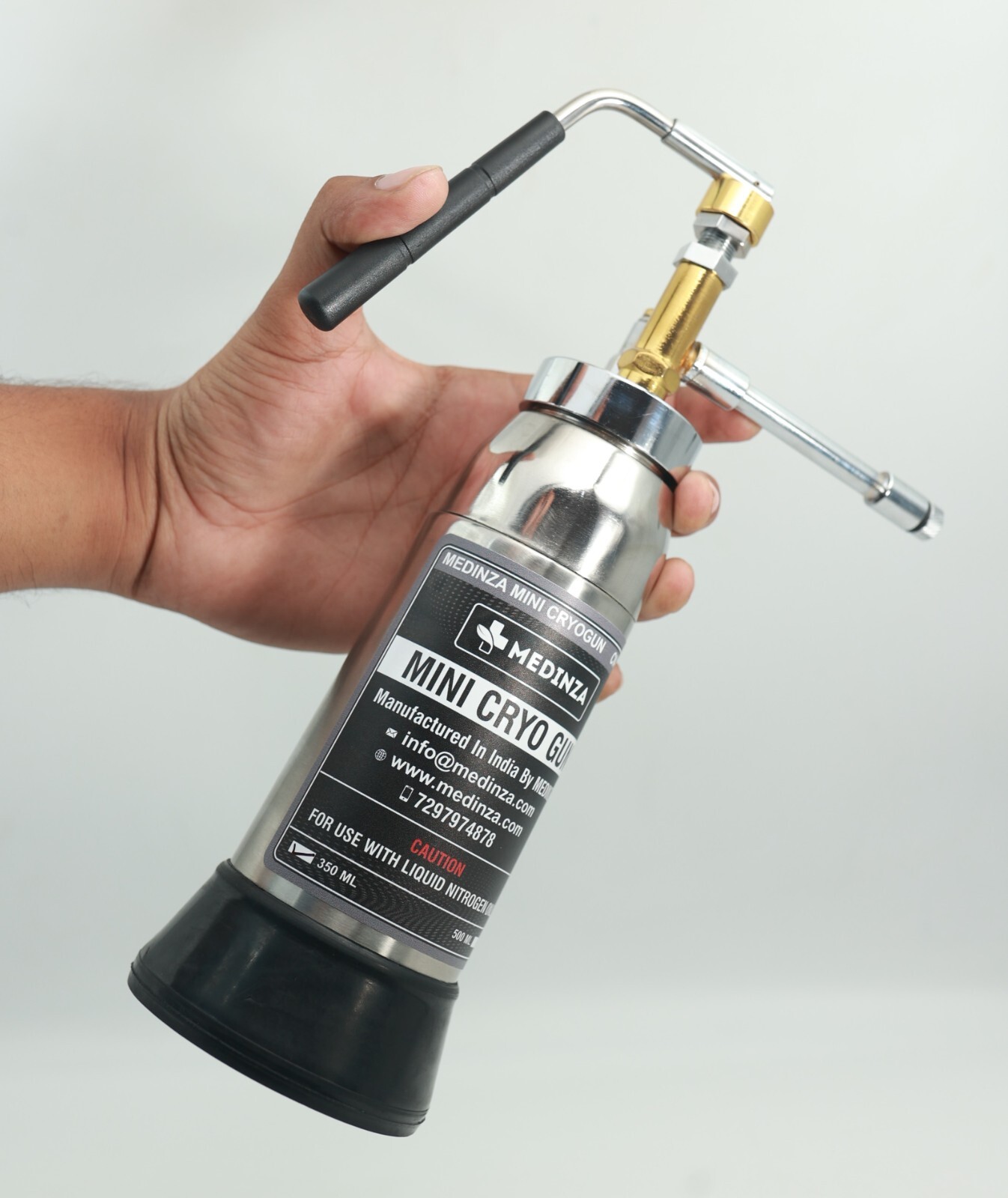 US Pro Mini Cryo Can Cryo Liquid Nitrogen Sprayer 350mL Empty N2O Cryo ...