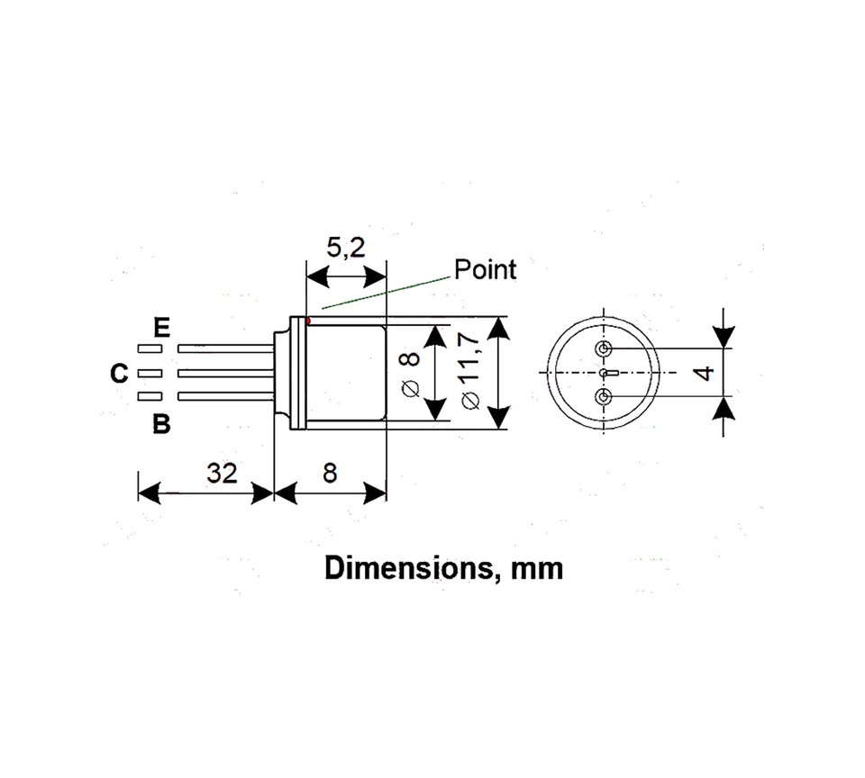 16pcs Germanium Transistor Black PNP P416A ~ 2N2089 2N604 Fuzz Face ...