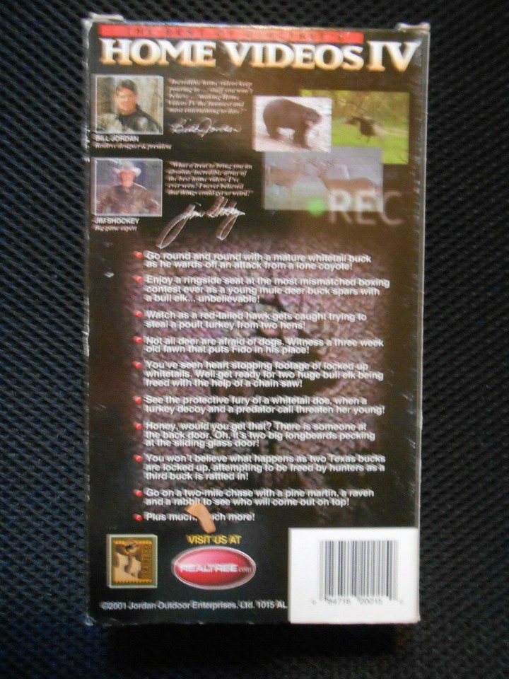 Realtree Home Videos IV VHS 2001 (55)Minutes | eBay