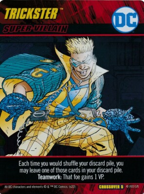 TRICKSTER DC Comics Deck Building Game Oversized FOIL card ROGUES | eBay