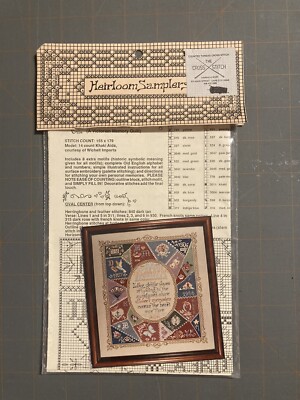 Heirloom Samplers PATCHWORK MEMORIES Quilt Cross Stitch Pattern Vera M. Klein | eBay