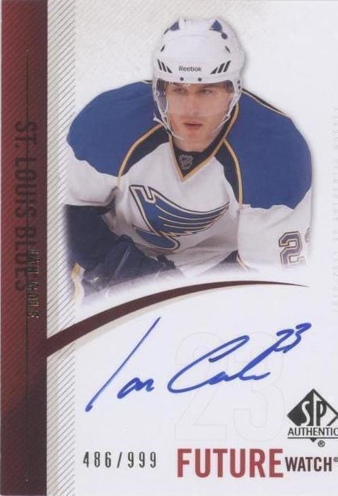 2010-11 SP Authentic - Future Watch Ian Cole #298 /999 (AU, RC) for ...