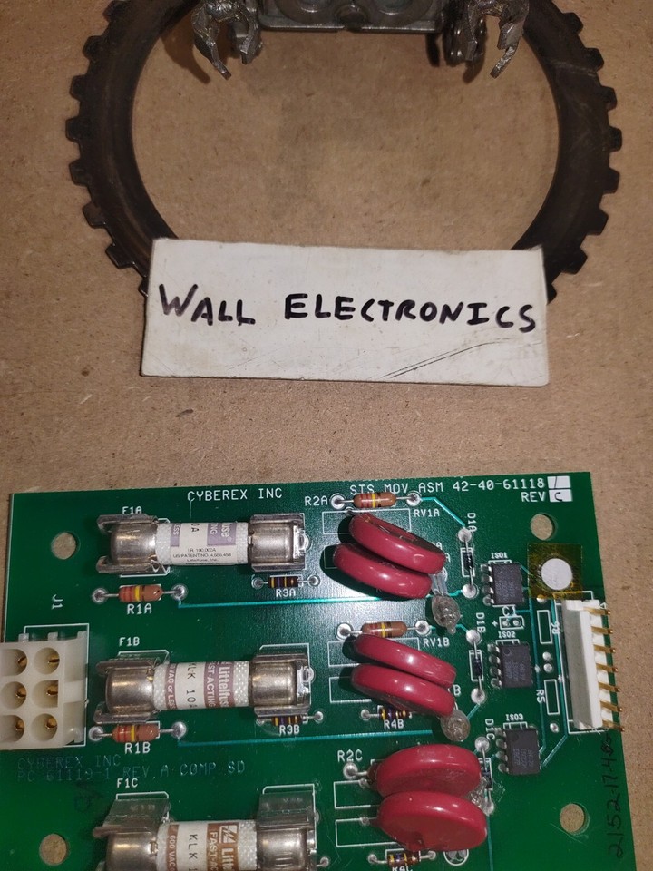 Cyberex STS MOV ASM 42-40-61118 =New/Lightly Used= Cyberex PC 61119-1 ...