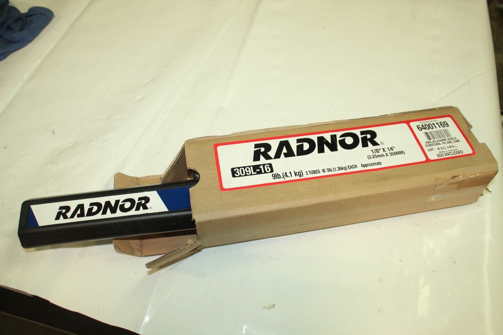 Radnor 64001169 9lb 1/8" x 14" Welding Rod | eBay