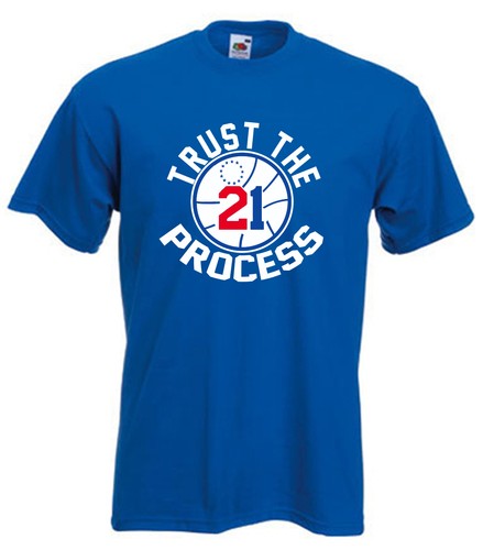 Joel Embiid Philadelphia 76ers "Trust The Process" T-shirt jersey S-5XL ...