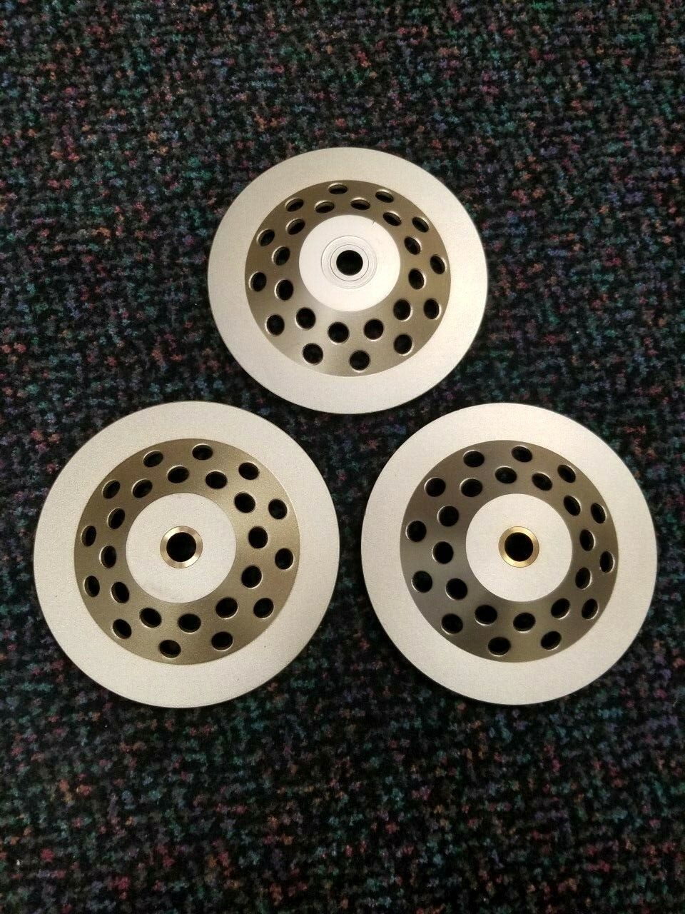 Gold 7" Swirl Diamond Cup Grinding Wheel - 3 Pack | eBay