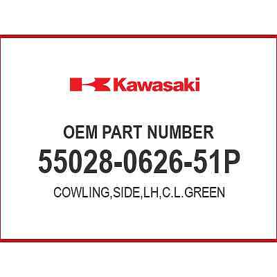Kawasaki COWLING,SIDE,LH,C.L.G 55028-0626-51P OEM NEW | eBay