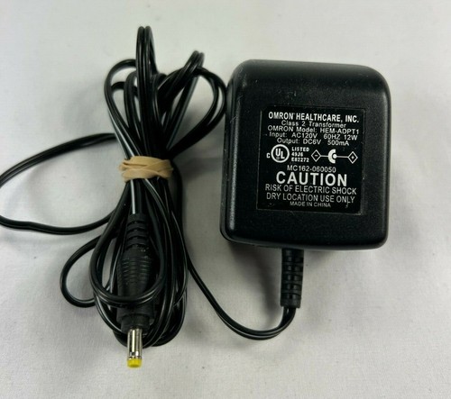 OEM Omron Healthcare Class 2 Transformer - Model HEM-ADPT1 - Output ...