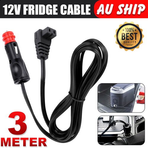 12V Cigarette Plug Power Lead Cable Cord Adaptor Car Fridge Cooler ...
