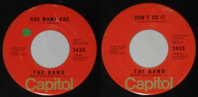 The Band - Rag Mama Rag/Don't Do It - Canada 7" vinyl | eBay