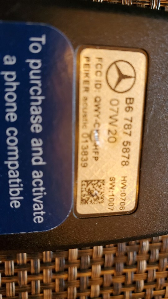MERCEDES BLUETOOTH DONGLE PUCK INTERFACE ADAPTOR MODEL B67875878 ...