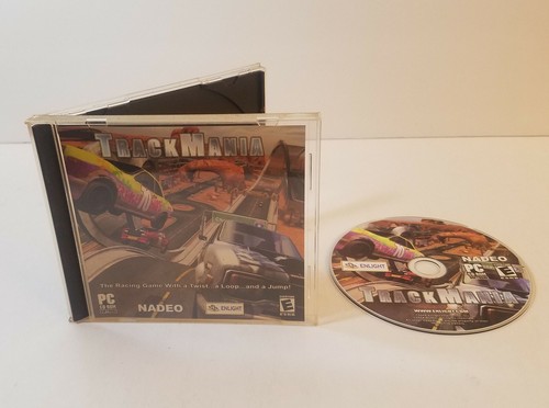 TrackMania PC CD-Rom Windows Racing Driving Game build a track then ...