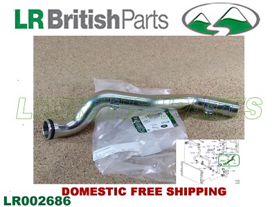 GENUINE LAND ROVER WATER PUMP TUBE INLET TUBE LR2 3.2L NEW LR002686 | eBay