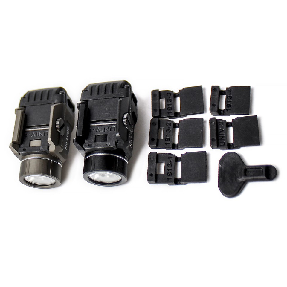 TR-7 Tactical Gun Light LED Constant /Strobe Mounted Flashlight Weapon ...