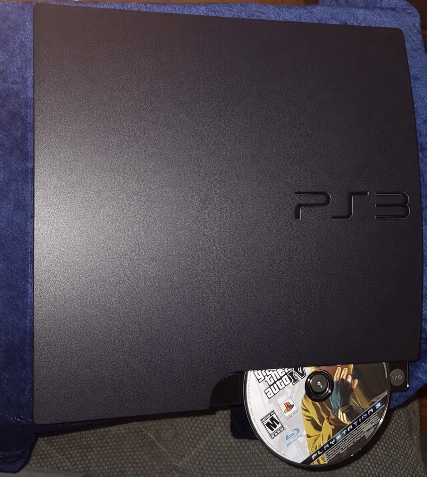 Sony PlayStation 3 Slim Black HDMI Blu-Ray Console | eBay