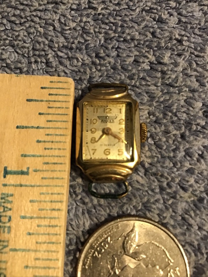 Vintage Anker Germany Watch Rolled Gold Women’s 17 Jewels Wind Up ...