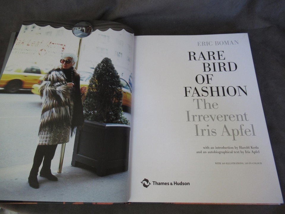 2 Iris Apfel Books - Accidental Icon & Rare Bird of Fashion HCDJ ...